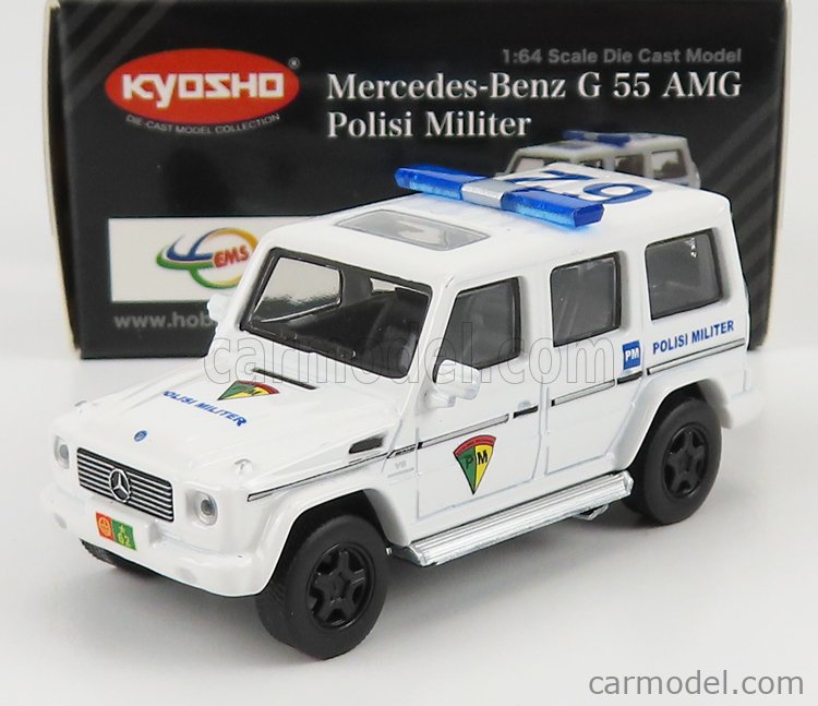 KYOSHO K07021H1 Scale 1/64 | MERCEDES BENZ G-CLASS G55 AMG POLISI 2018 ...