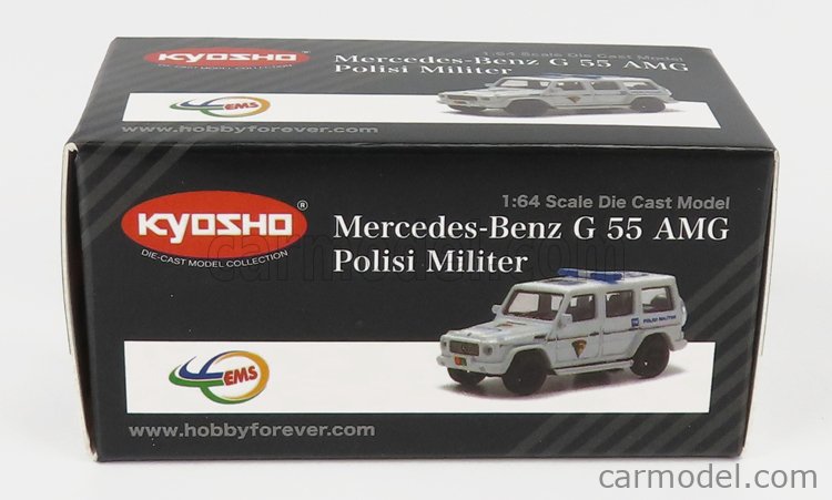 KYOSHO K07021H1 Scale 1/64 | MERCEDES BENZ G-CLASS G55 AMG POLISI 2018 ...