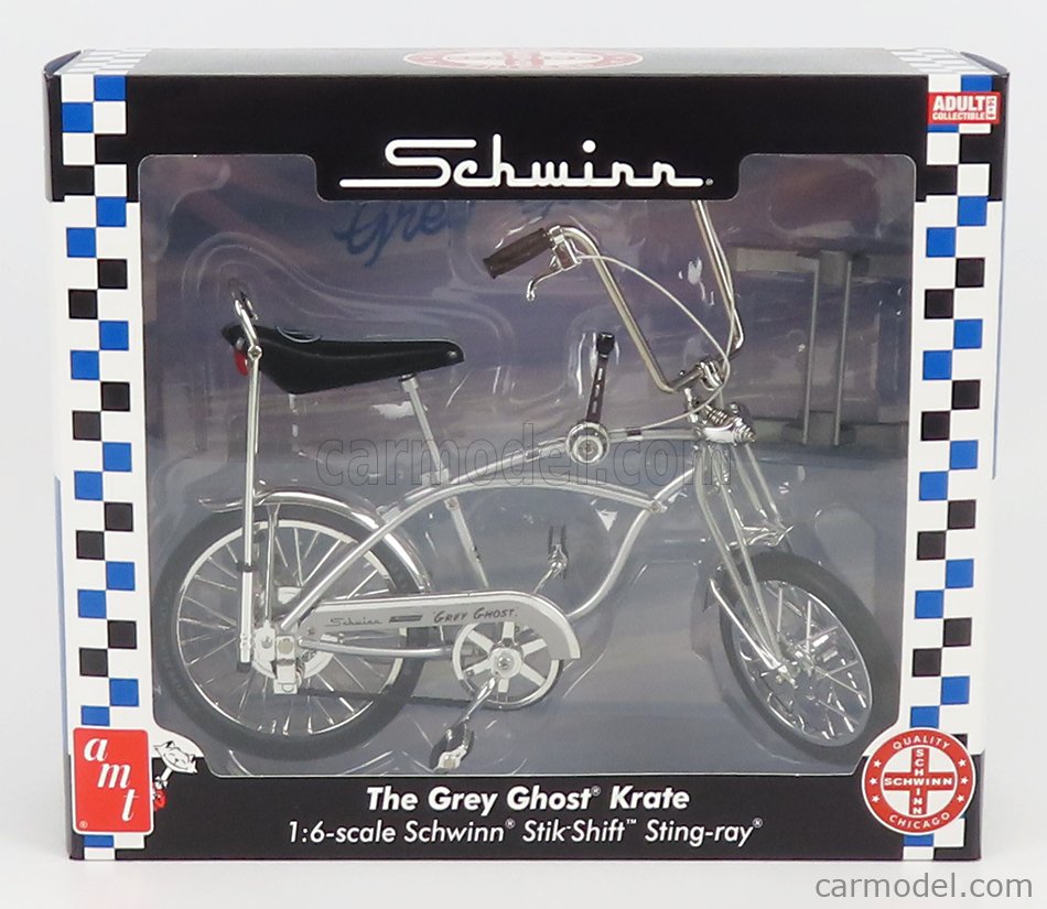 AUTOWORLD AMTD003 Scale 1/6 | SCHWINN BIKE GREY KRATE 1962 GHOST GREY