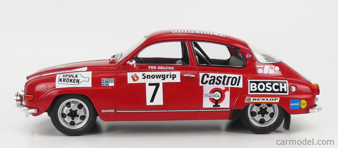 IXO-MODELS 18RMC086B.20SP Scale 1/18 | SAAB 96 V4 N 7 RALLY SWEDEN 1973 ...