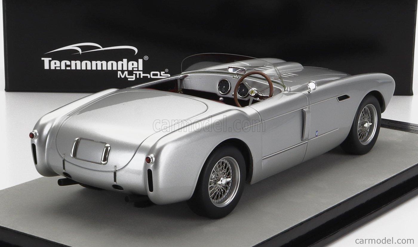 TECNOMODEL TM18-212D Scale 1/18 | FERRARI 340 MEXICO SPIDER 1953 SILVER