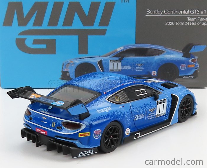 MINI-GT MGT00335-R Scale 1/64 | BENTLEY CONTINENTAL GT3 TEAM PARKER ...