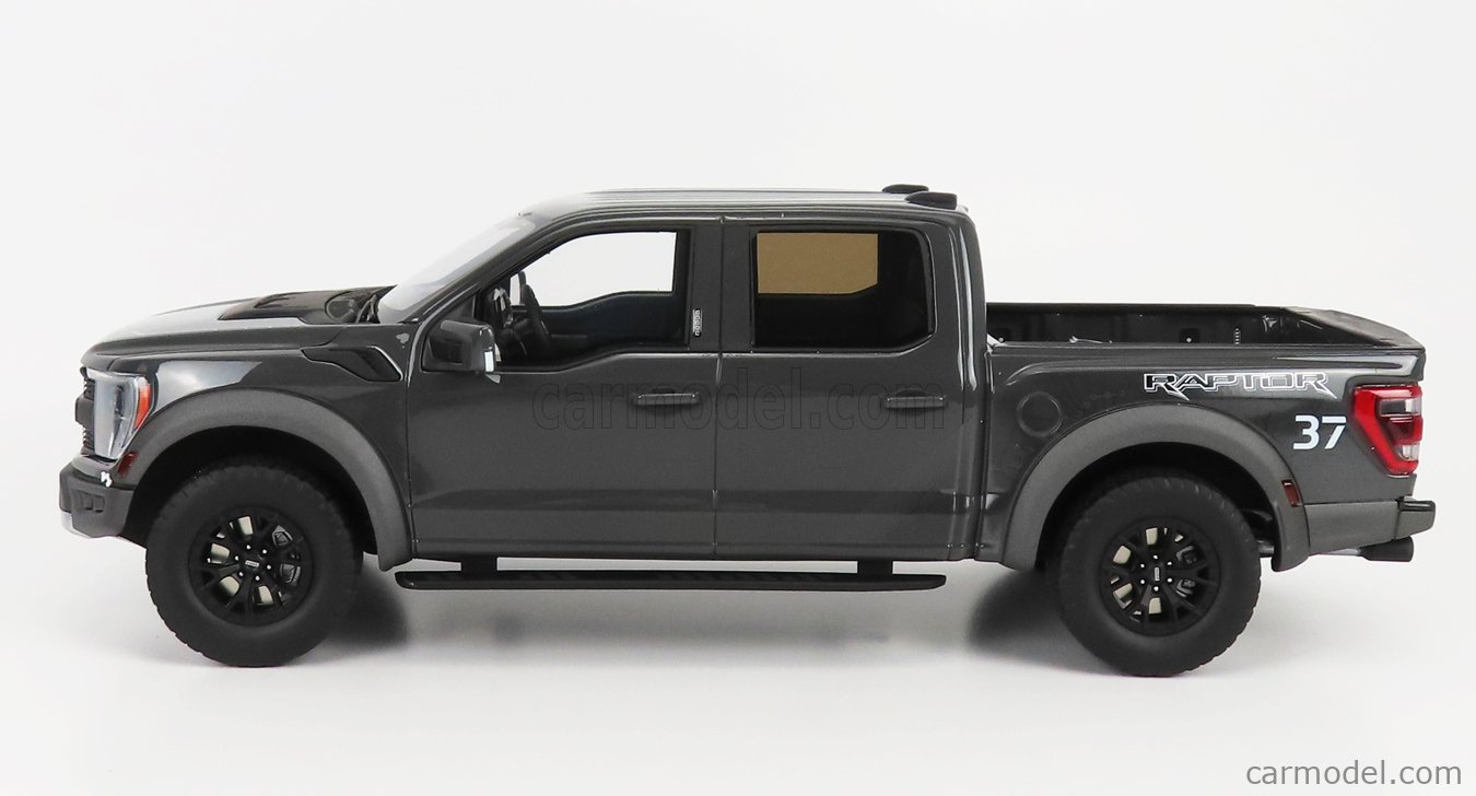 GT-SPIRIT US051 Scale 1/18 | FORD USA F-150 RAPTOR PICK-UP 2022 GREY MET