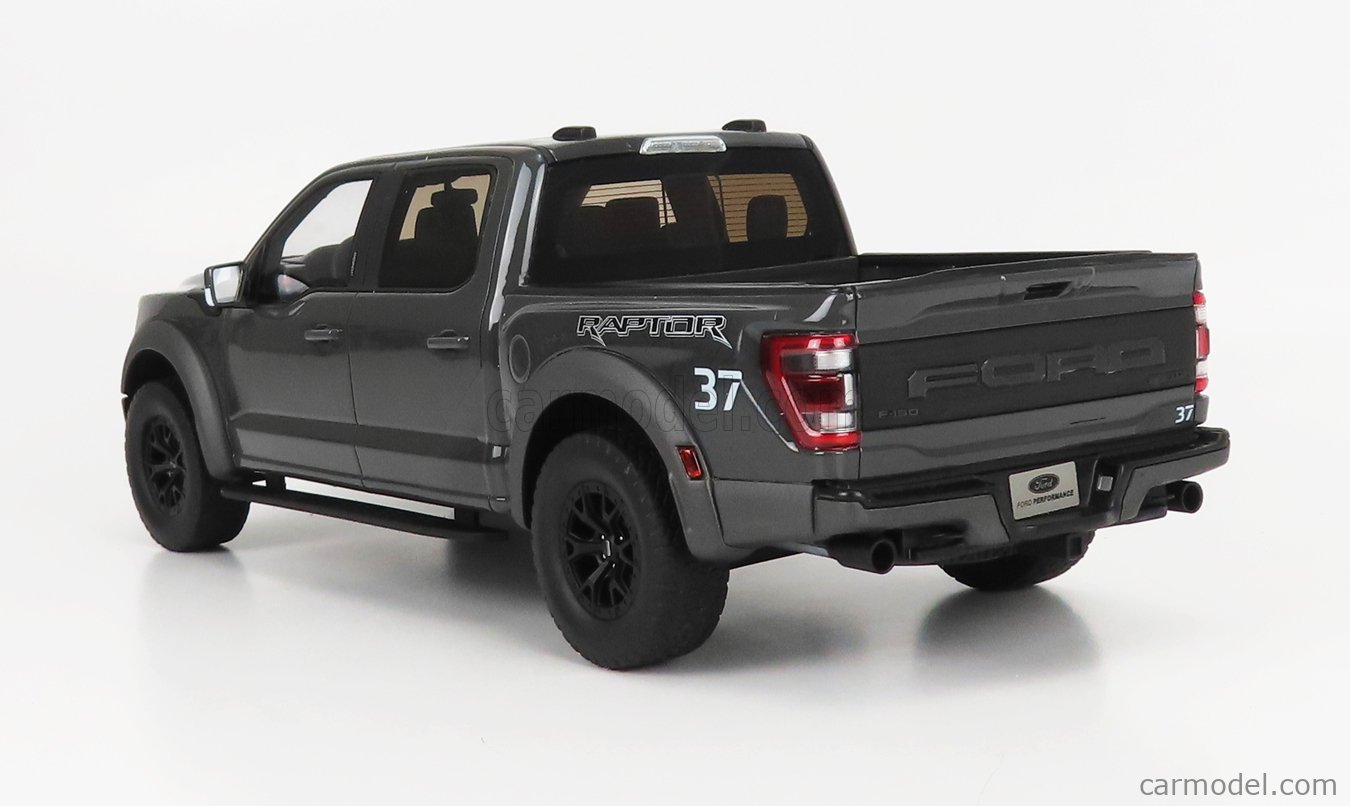 GT-SPIRIT US051 Scale 1/18 | FORD USA F-150 RAPTOR PICK-UP 2022 GREY MET