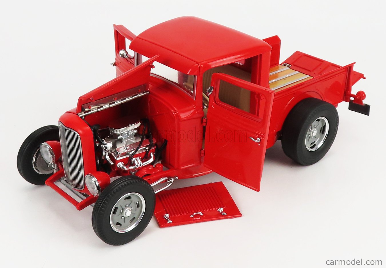 ACME-MODELS A1804100 Scale 1/18 | FORD USA PICK-UP HOT ROD TRUCK 1932 RED