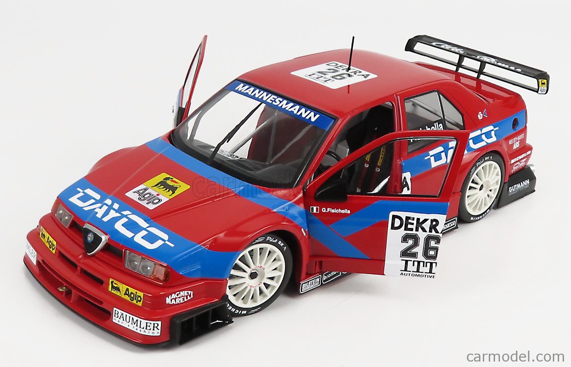 WERK83 W1801004 Scale 1/18 | ALFA ROMEO 155 V6 TI TEAM ALFA CORSE N 26 ...