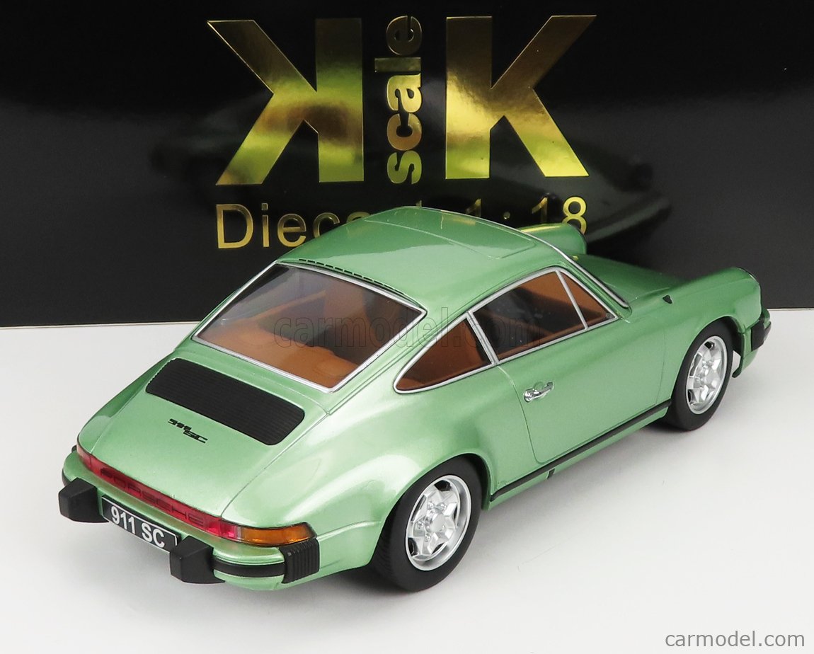 KK-SCALE KKDC180802 Scale 1/18 | PORSCHE 911 COUPE 1978 LIGHT GREEN MET