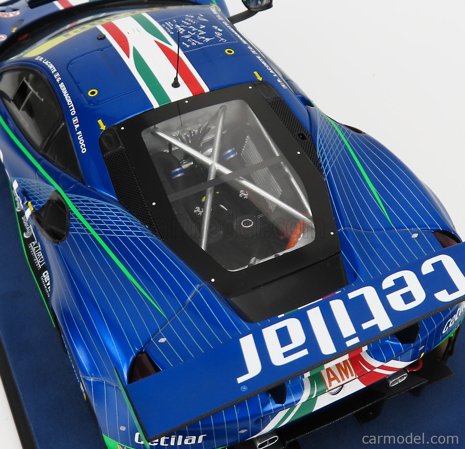 LOOKSMART LS18LM028 Echelle 1/18 | FERRARI 488 GTE 3.9L TURBO V8 TEAM ...
