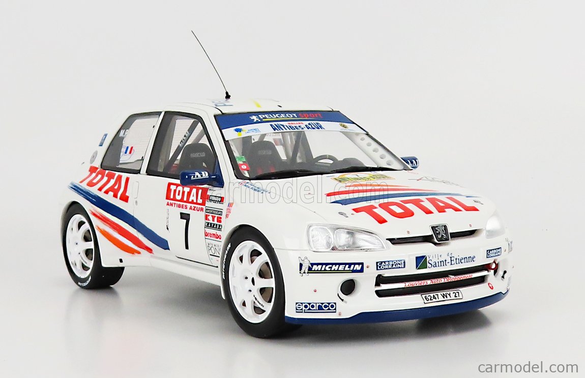 OTTO-MOBILE OT947 Scale 1/18 | PEUGEOT 106 MAXI N 7 RALLY D'ANTIBES ...