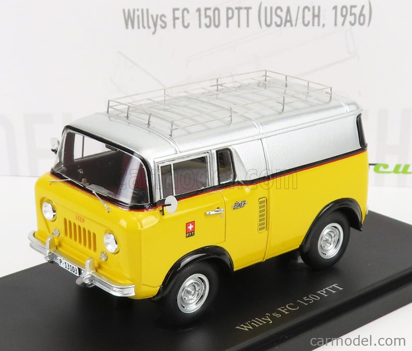 AUTOCULT ATC08019 Масштаб 1/43 | WILLYS FC-150 PTT VAN USA 1956 YELLOW ...
