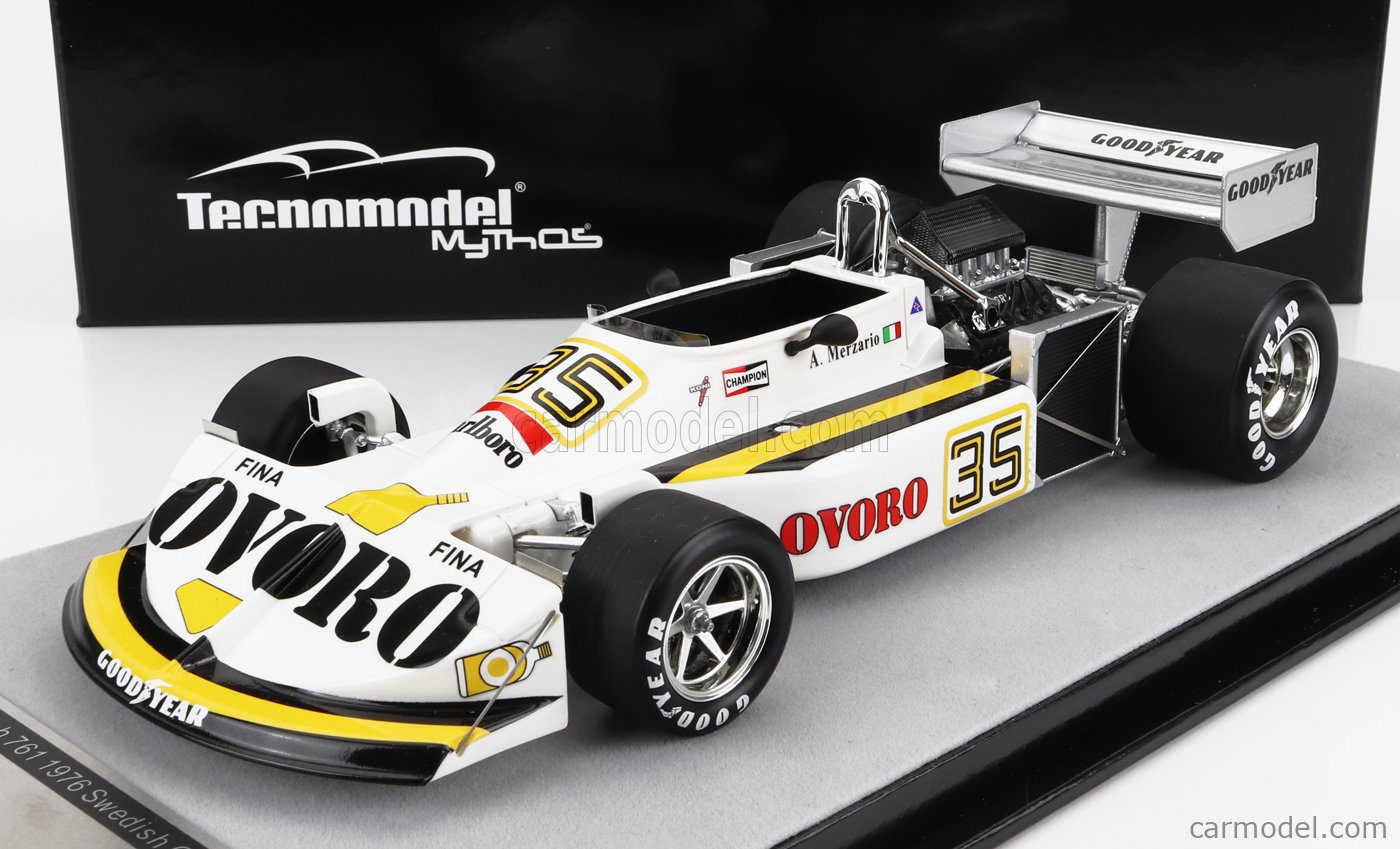 TECNOMODEL TM18-222E Scala 1/18 | MARCH F1 761 OVORO N 35 SWEDEN GP ...