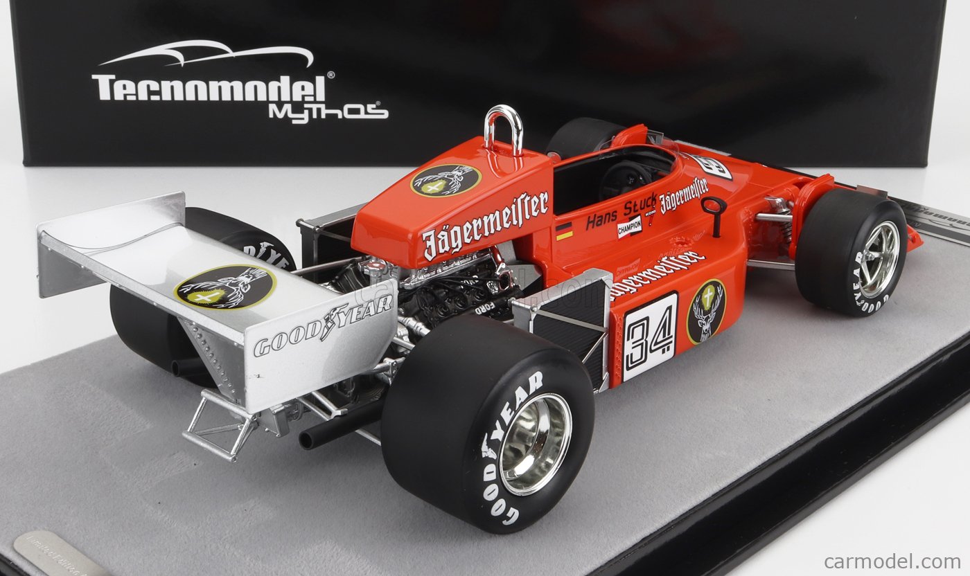 TECNOMODEL TM18-222D Masstab: 1/18 | MARCH F1 761 JAGERMEISTER N 34 GERMAN GP 1976 HANS JOACHIM ...