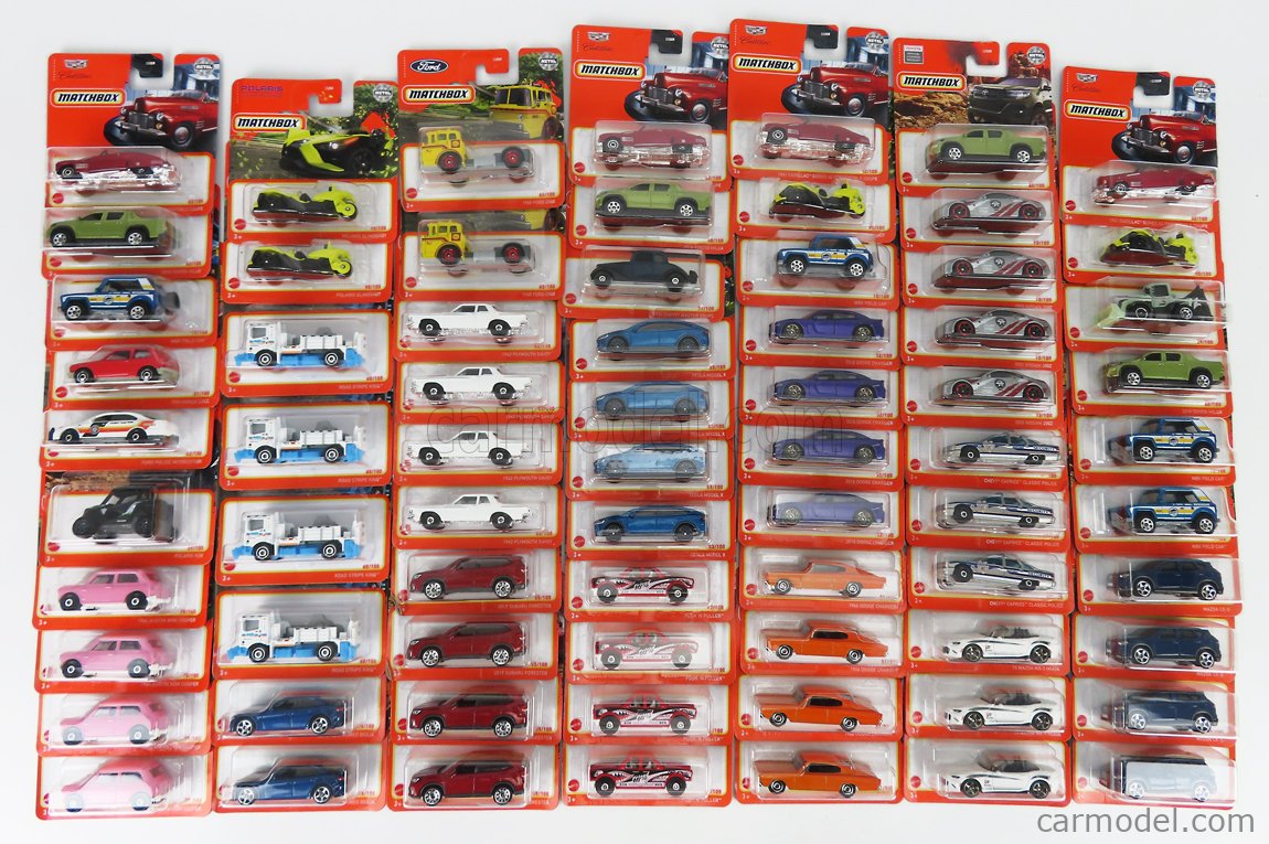 MATCHBOX C0859-969D-72 Scale 1/64 | CADILLAC SET ASSORTMENT 72 CARS ...