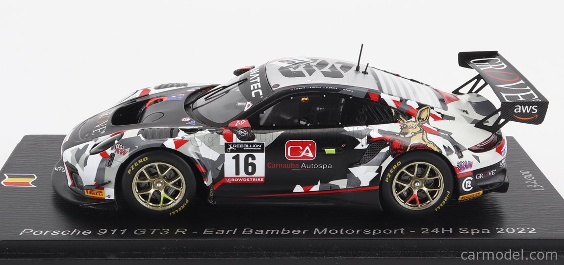 SPARK-MODEL SB530 Масштаб 1/43 | PORSCHE 911 991-2 GT3 R TEAM EARL ...
