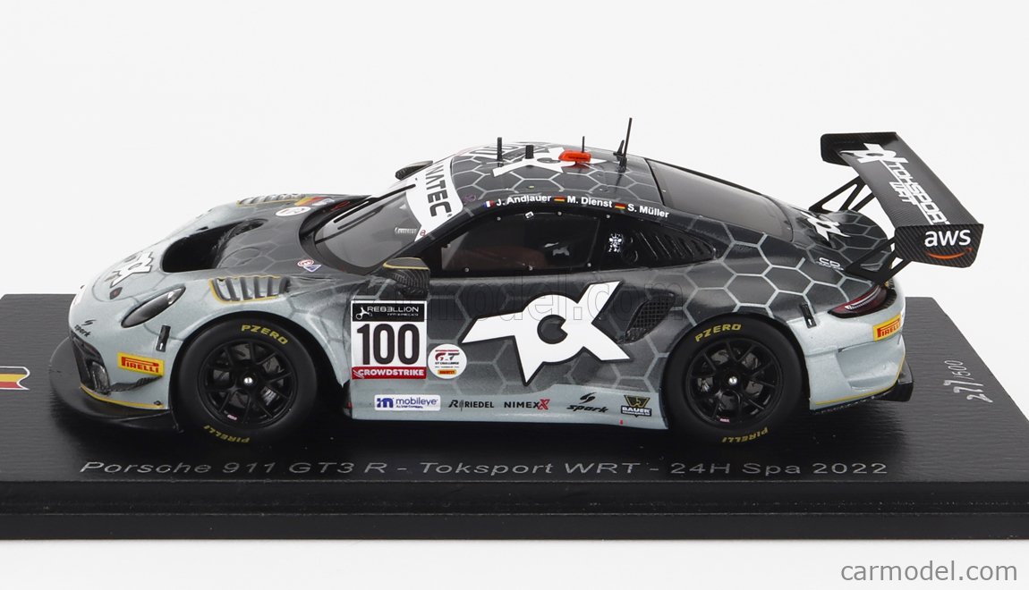 SPARK-MODEL SB525 Scale 1/43 | PORSCHE 911 991-2 GT3 R TEAM TOKSPORT ...