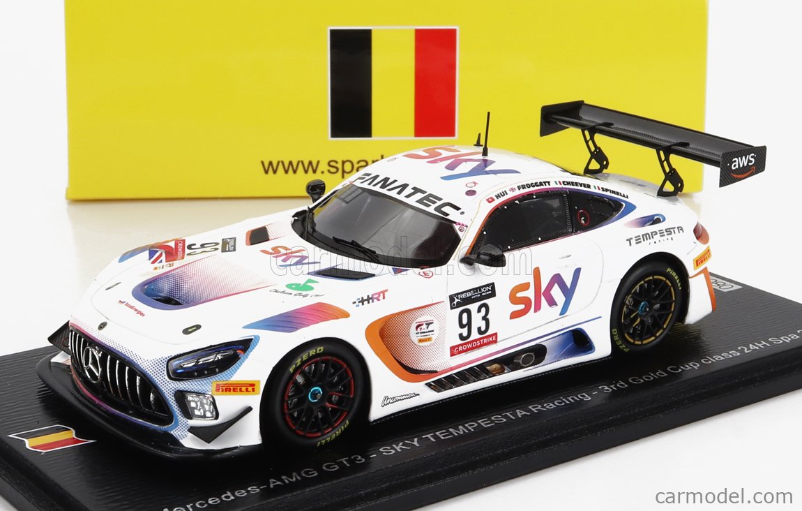 SPARK-MODEL SB516 Scale 1/43 | MERCEDES BENZ GT3 AMG TEAM SKY TEMPESTA ...