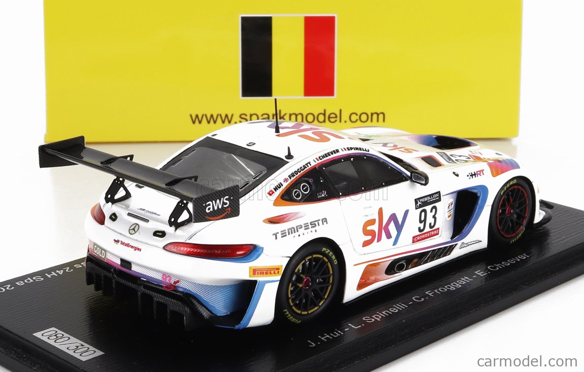 SPARK-MODEL SB516 Scale 1/43 | MERCEDES BENZ GT3 AMG TEAM SKY TEMPESTA ...