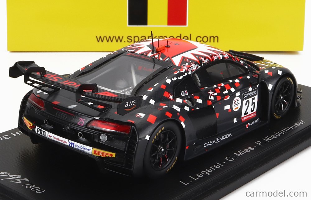 SPARK-MODEL SB512 Scale 1/43 | AUDI R8 LMS GT3 TEAM SAINTELOC RACING N 25 24h SPA 2022 L.LEGERET ...