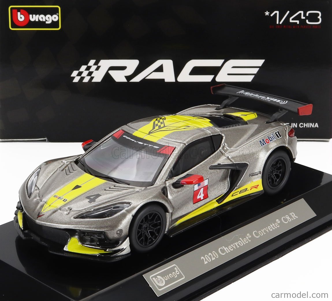 BURAGO 18-38312 Scale 1/43 | CHEVROLET C8.R 6.2L V8 TEAM CORVETTE ...