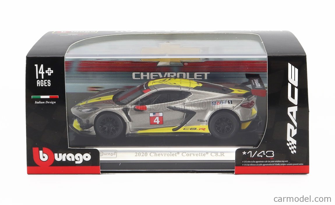 BURAGO 18-38312 Echelle 1/43 | CHEVROLET C8.R 6.2L V8 TEAM CORVETTE ...