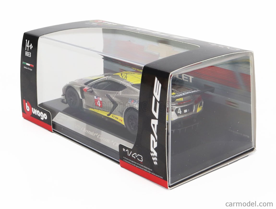 BURAGO 18-38312 Echelle 1/43 | CHEVROLET C8.R 6.2L V8 TEAM CORVETTE ...