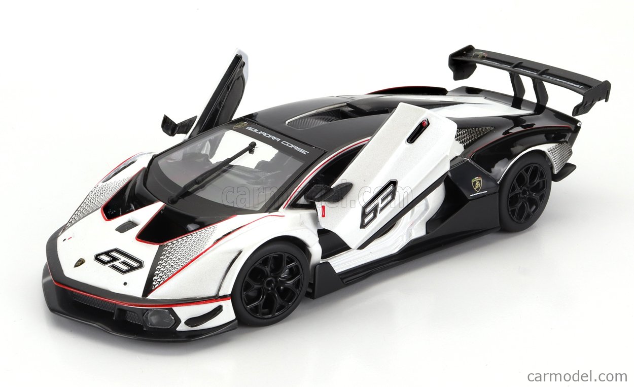 BURAGO 18-28023 Scale 1/24 | LAMBORGHINI ESSENZA SCV12 N 12 2021 WHITE ...