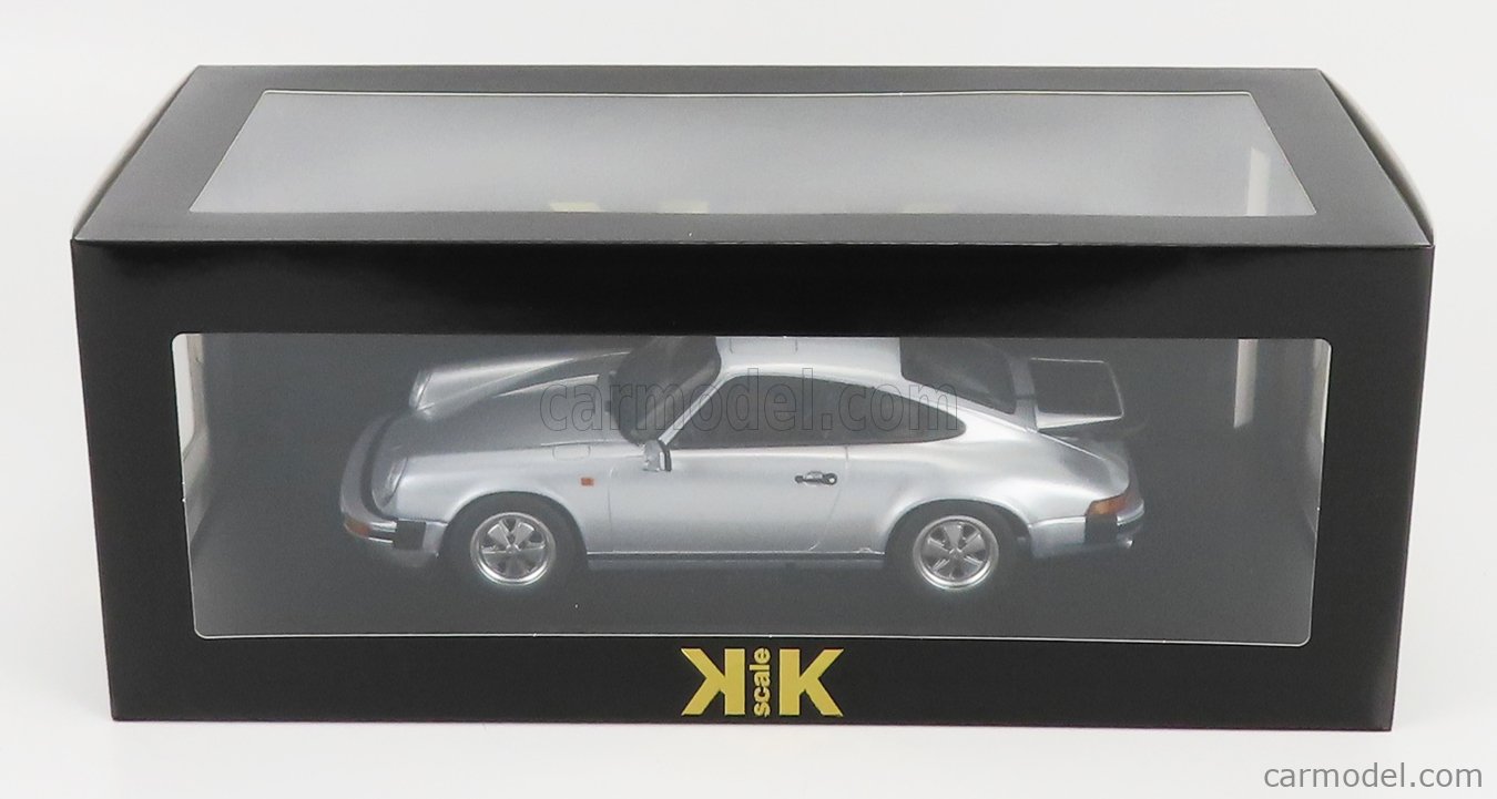 KK-SCALE KKDC180714 Scale 1/18 | PORSCHE 911 CARRERA 3.2 COUPE 1988 SILVER