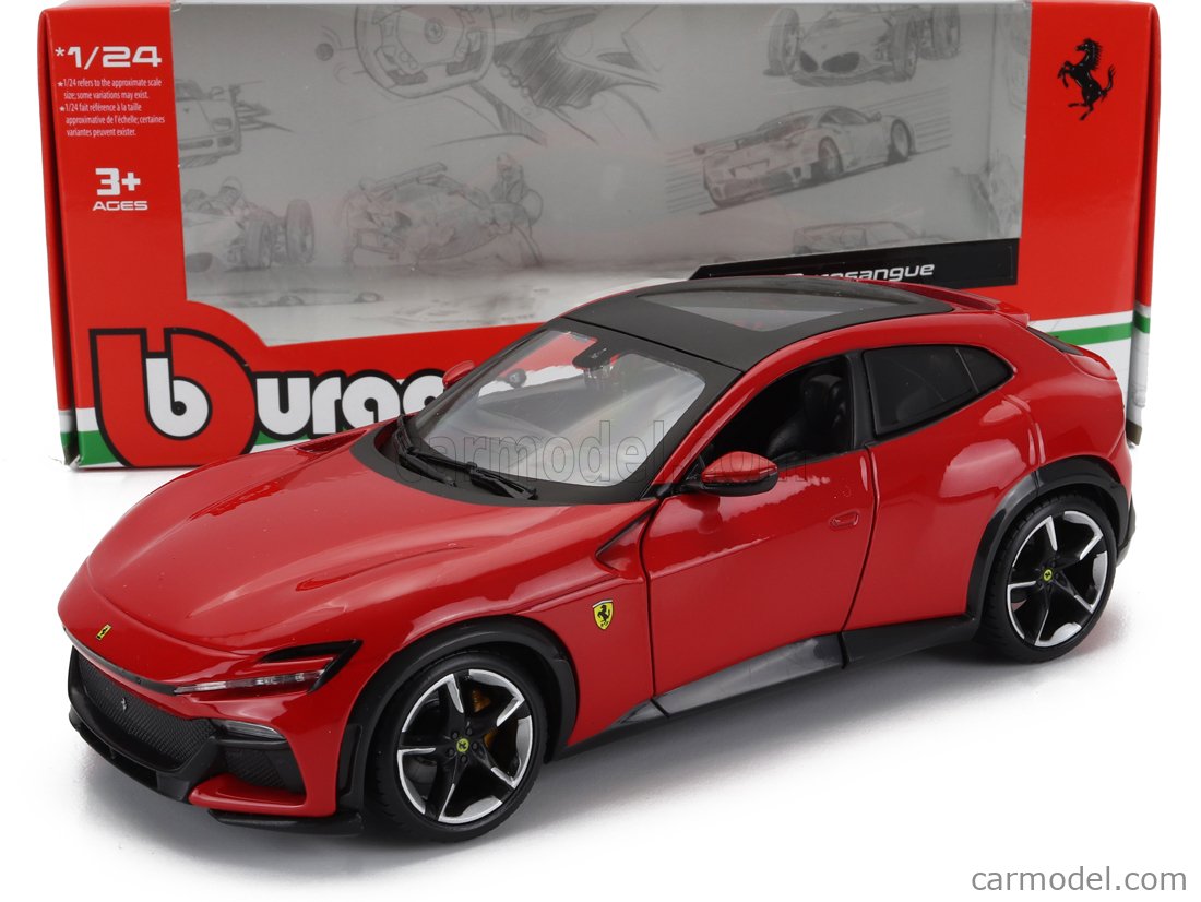 BURAGO 18-26030R Scale 1/24 | FERRARI PUROSANGUE SUV 2022 RED