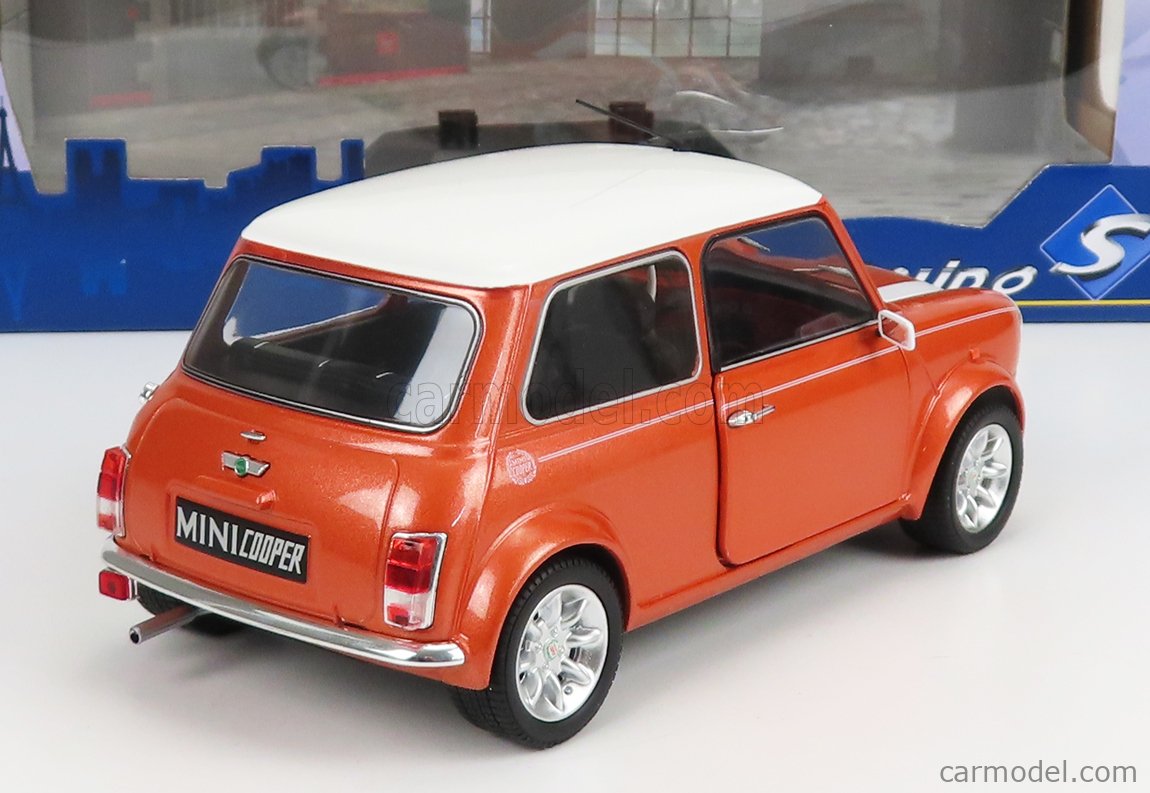 SOLIDO 1800609 Scale 1/18 | MINI COOPER SPORT 1997 ORANGE