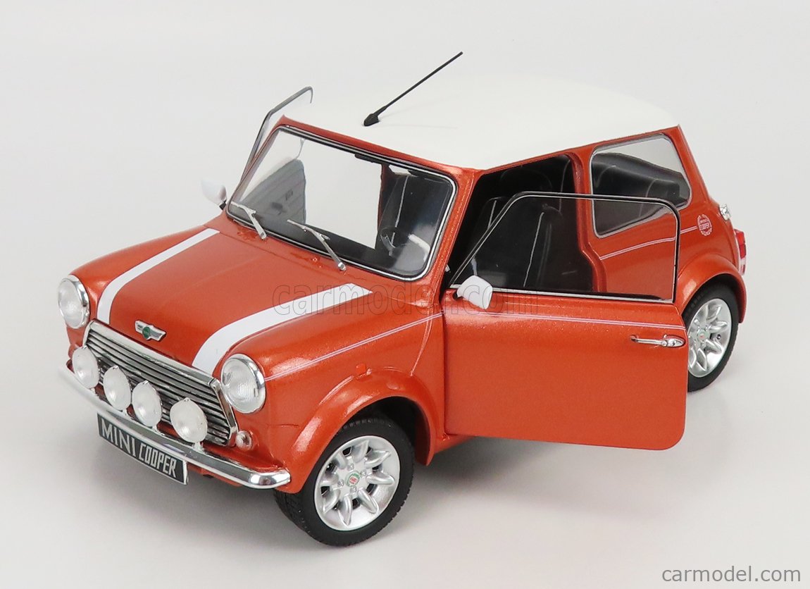 SOLIDO 1800609 Scale 1/18 | MINI COOPER SPORT 1997 ORANGE