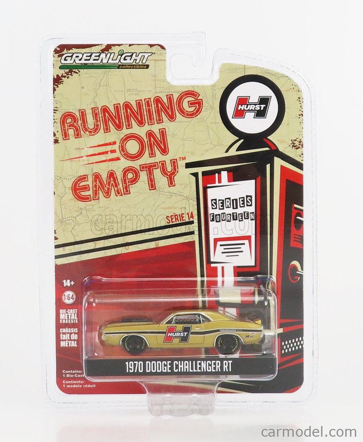 GREENLIGHT 41140C Scale 1/64 | DODGE CHALLENGER R/T HURST PERFORMANCE ...