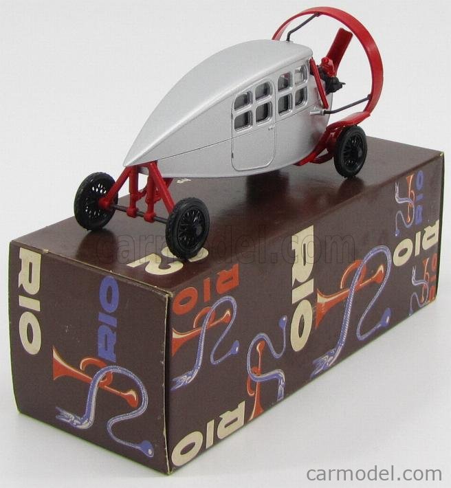 RIO-MODELS 62 Scala 1/43 | LEYAT VETTURA AD ELICA 8 HP 1921 SILVER