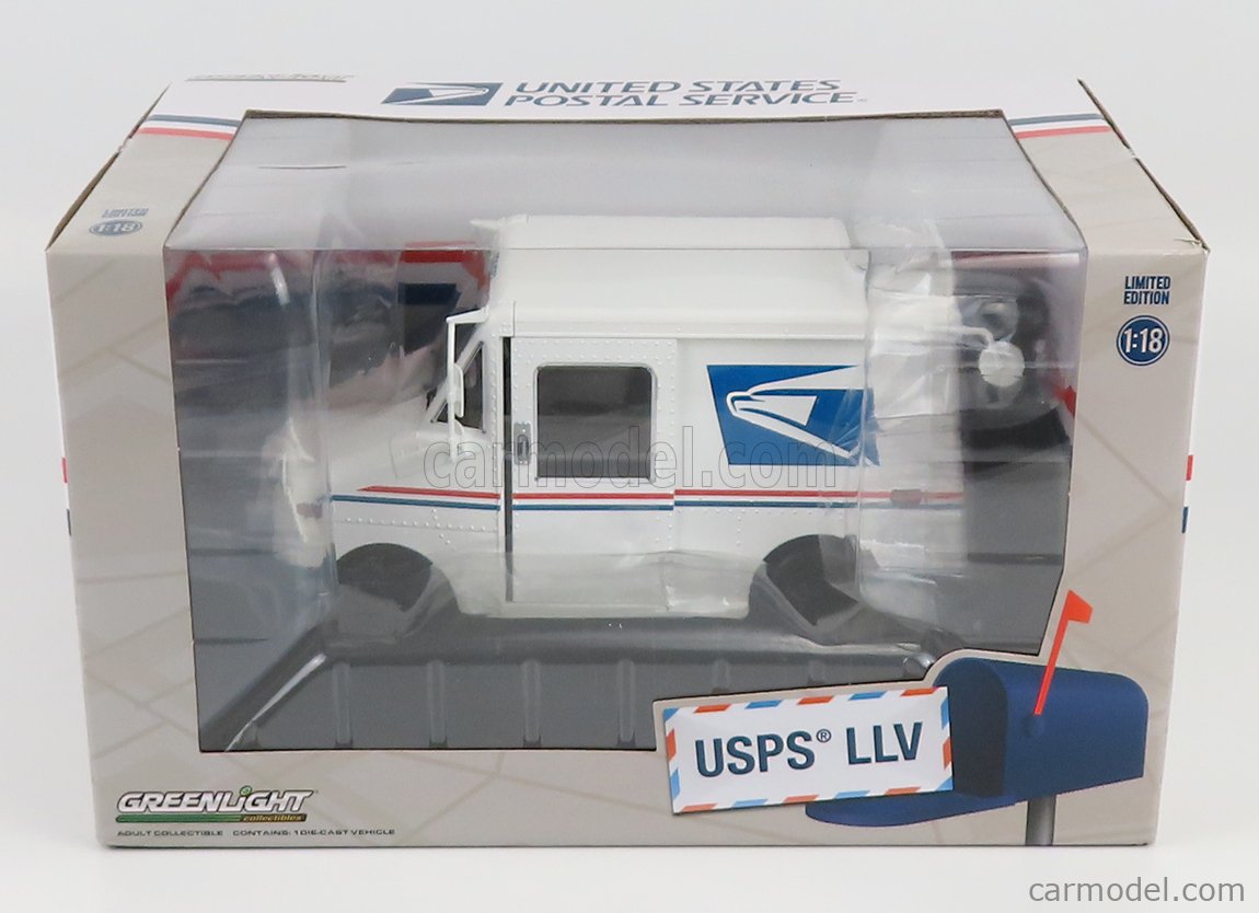 GREENLIGHT 13570 Echelle 1/18 | GRUMMAN LLV TRUCK VAN USPS MAIL POST ...