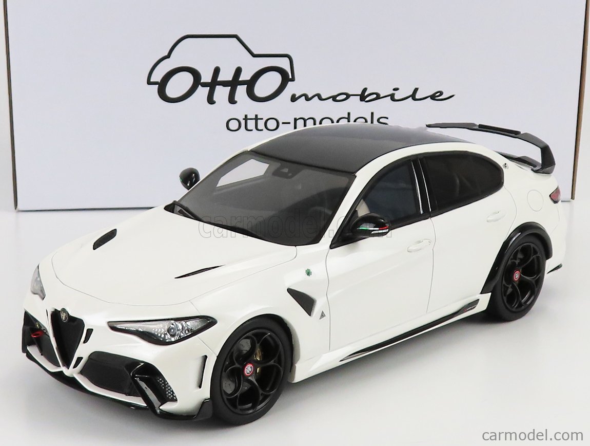 OTTO-MOBILE OT990 Escala 1/18 | ALFA ROMEO GIULIA GTAm 2020 WHITE