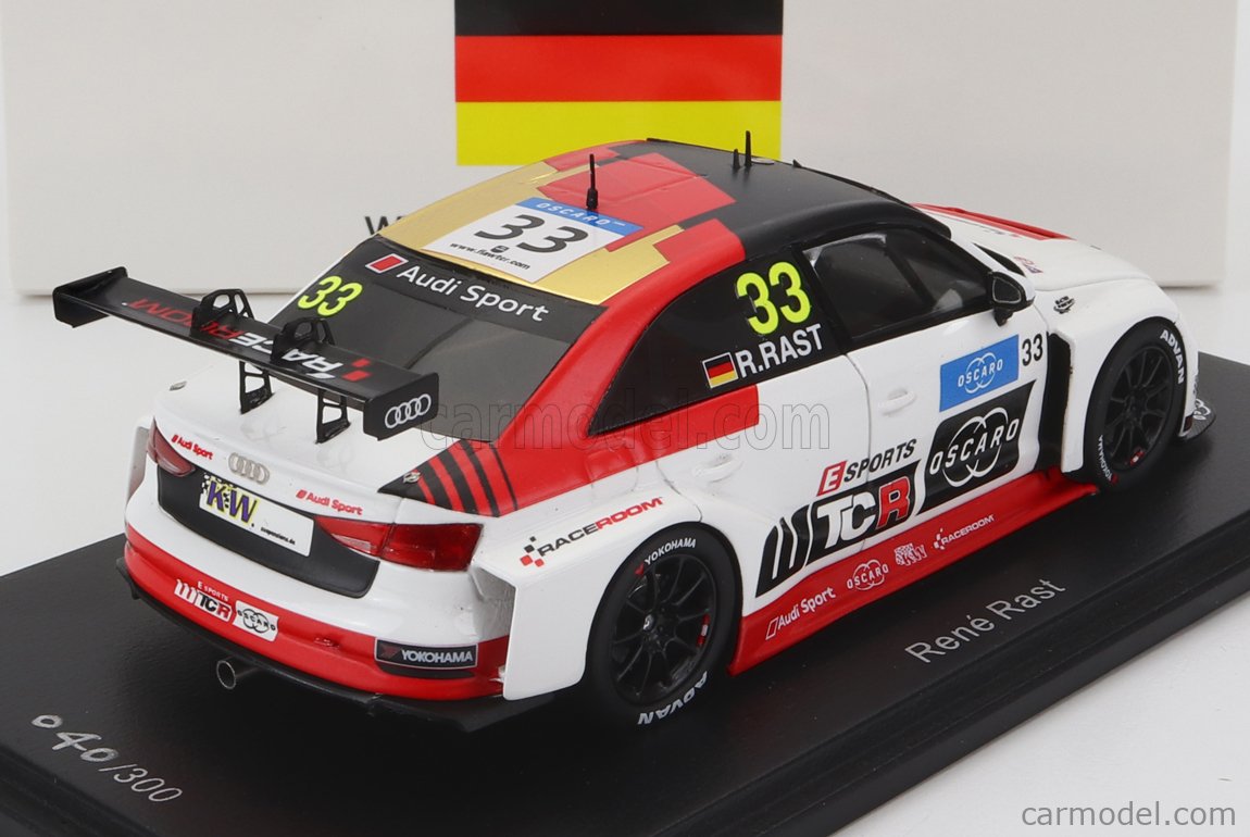 SPARK-MODEL SG572 Scale 1/43 | AUDI A3 RS3 LMS N 33 WTCR NURBURGRING ...