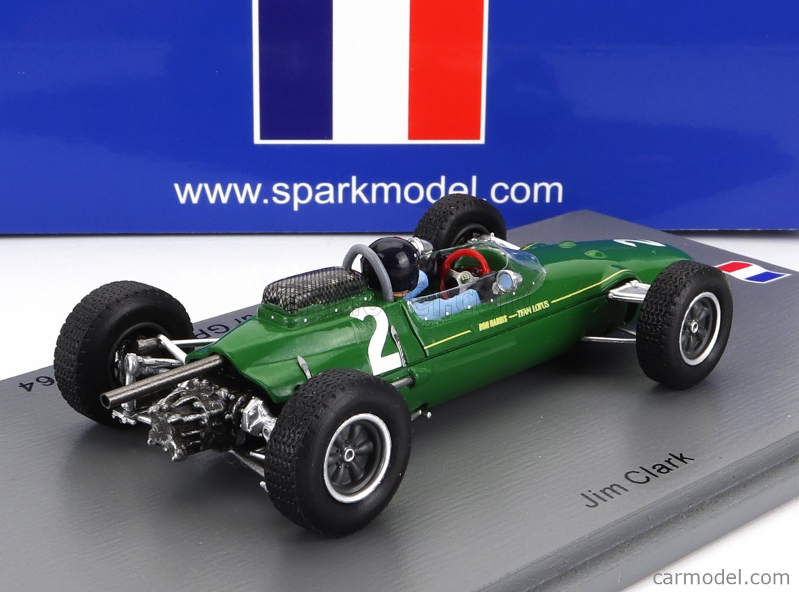 SPARK-MODEL SF286 Scale 1/43 | LOTUS F2 TYPE 32 N 2 WINNER PAU GP 1964 ...