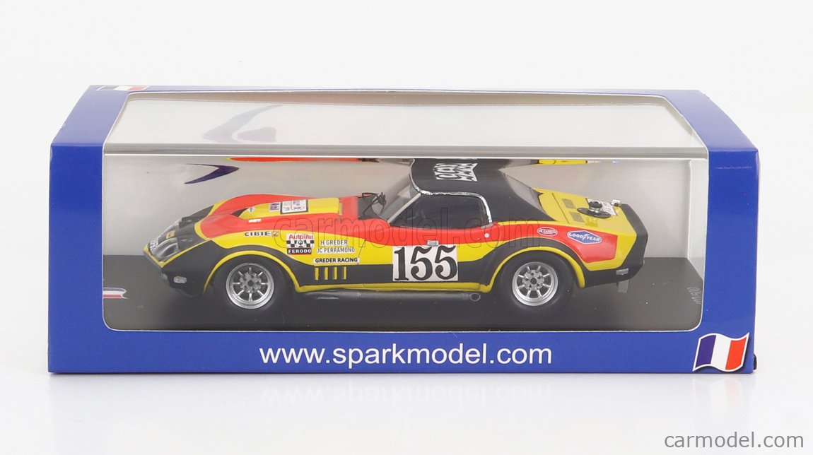 SPARK-MODEL SF283 Scale 1/43 | CHEVROLET CORVETTE C3 N 155 TOUR DE ...