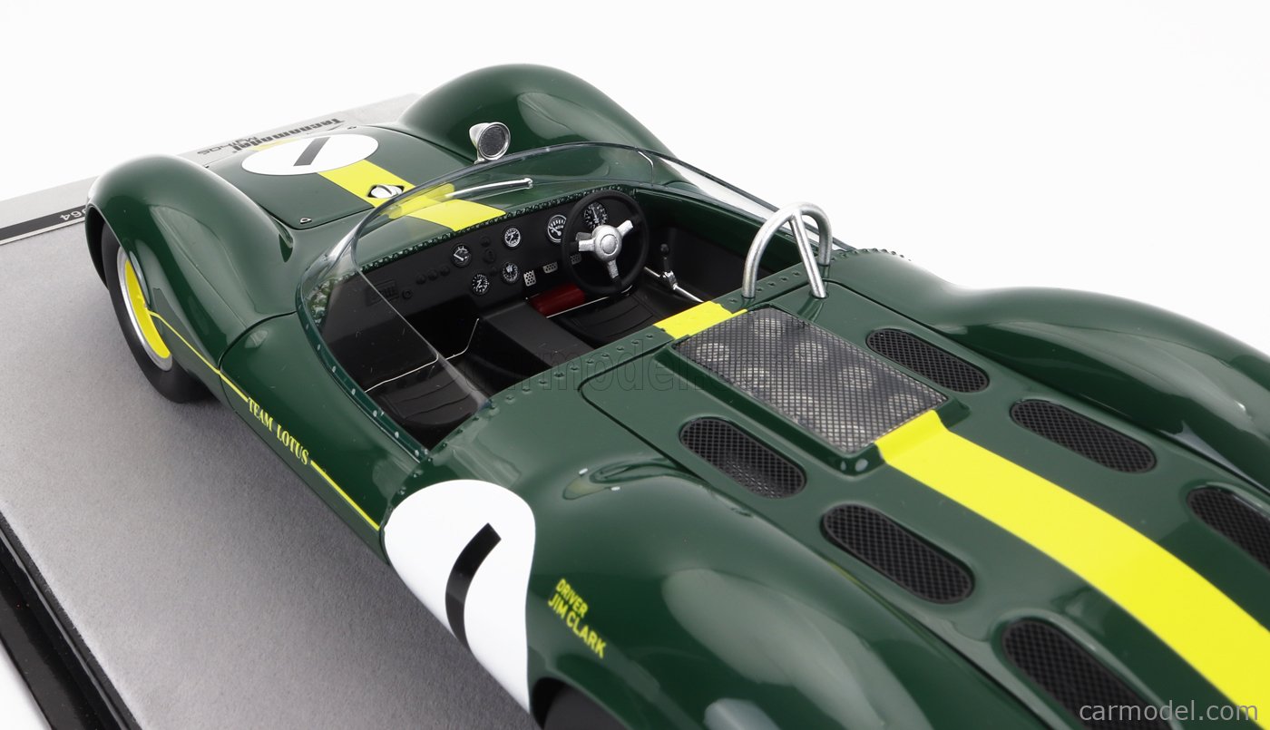 TECNOMODEL TM18-166A Scale 1/18 | LOTUS TYPE 30 N 1 GOODWOOD 1964 JIM ...