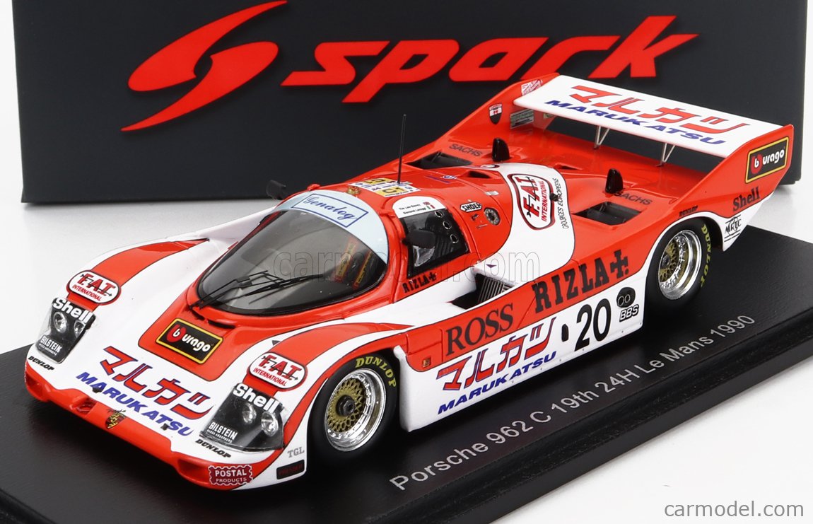 SPARK-MODEL S9881 Масштаб 1/43 | PORSCHE 962C 3.0L TEAM DAVEY N 20 24h ...