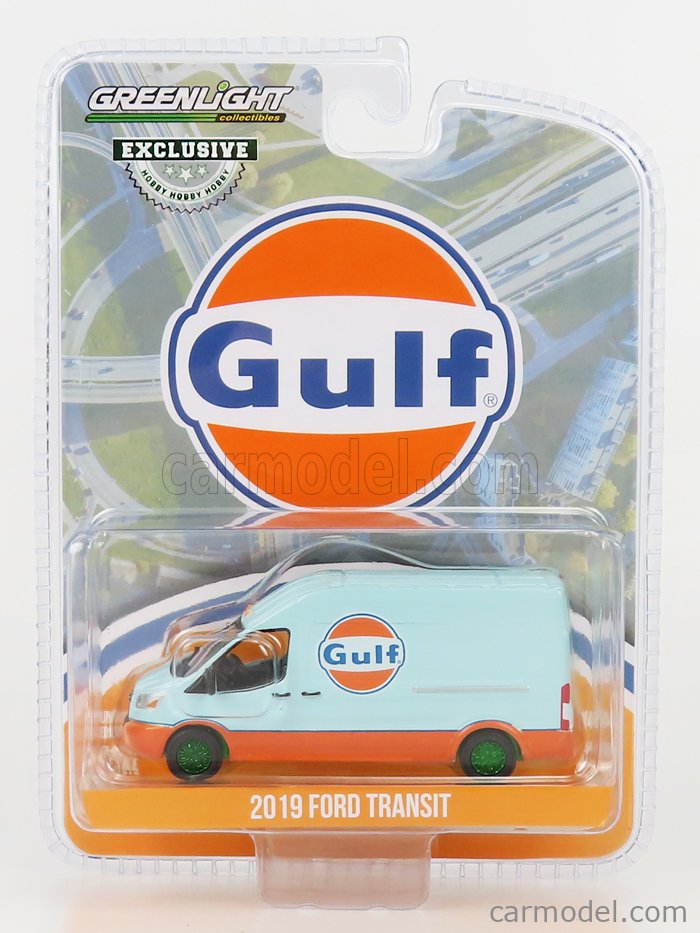 GREENLIGHT 30260-GRE Scale 1/64 | FORD ENGLAND TRANSIT GULF VAN 2019 ...