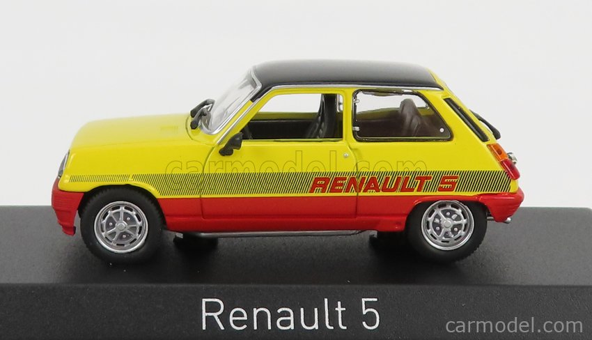 NOREV 510536 Scale 1/43 | RENAULT R5 TS MONTECARLO 1978 YELLOW RED