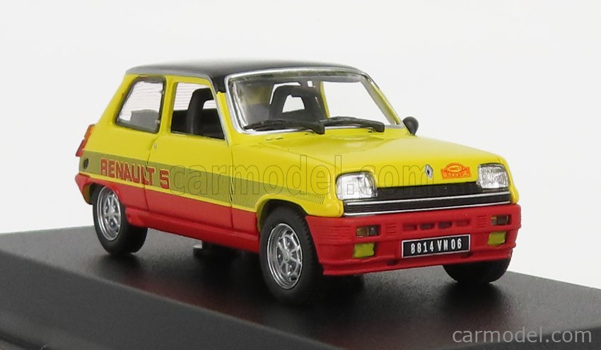 NOREV 510536 Scale 1/43 | RENAULT R5 TS MONTECARLO 1978 YELLOW RED