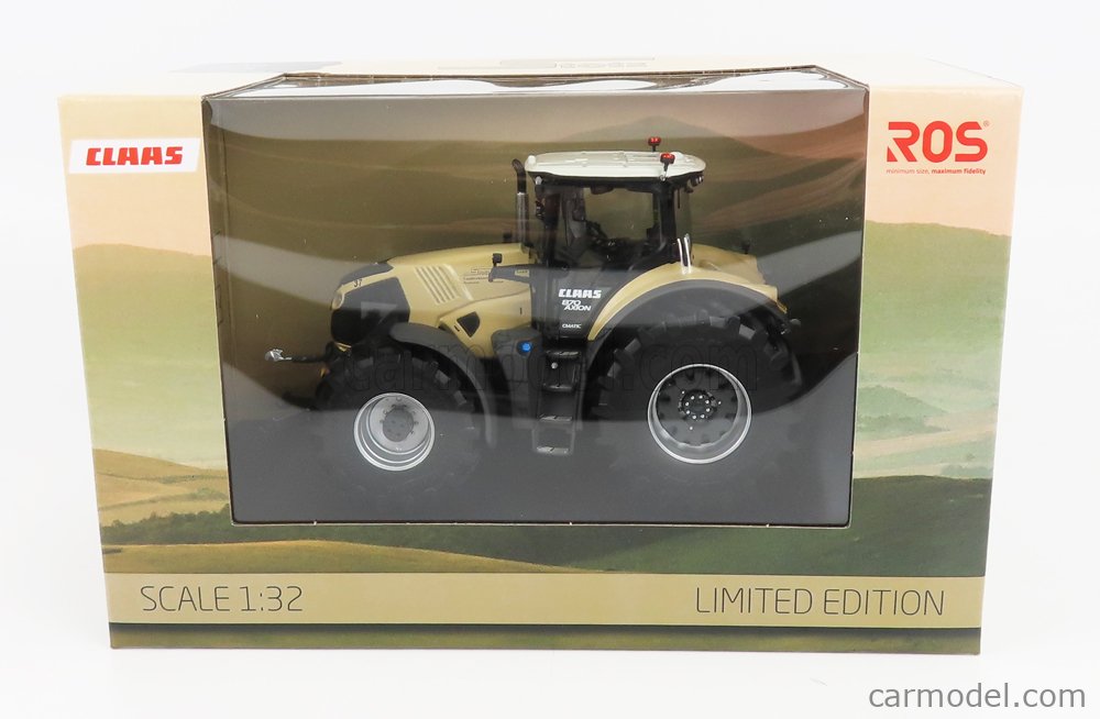 ROS-MODEL 302341 Escala 1/32 | CLAAS AXION 870 BOLLMER TRACTOR 2020 CREAM
