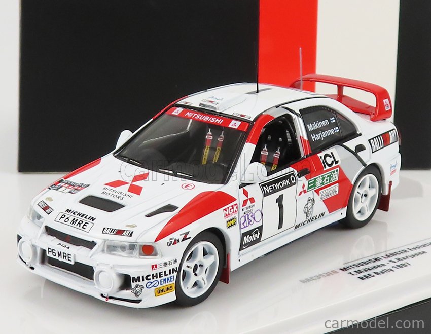 IXO-MODELS RAC393LQ Scale 1/43 | MITSUBISHI CARISMA GT EVO VI N 1 RALLY ...