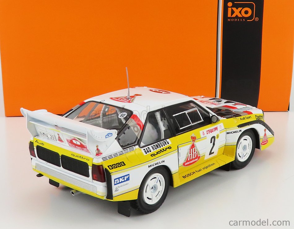 IXO-MODELS 24RAL020B Scale 1/24 | AUDI SPORT QUATTRO S1 N 2 RALLY ...