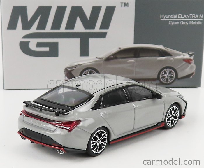 MINI-GT MGT00386-L Scale 1/64 | HYUNDAI ELANTRA N 2021 GREY