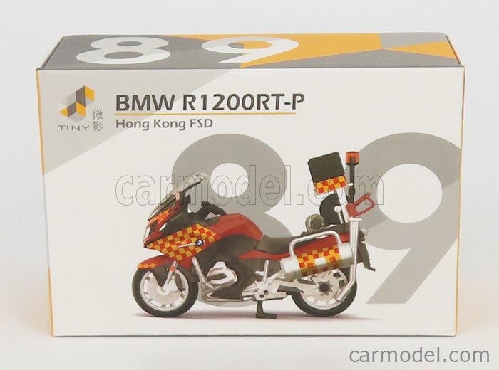 TINY TOYS ATC43185 Scale 1/43 | BMW R1200RT FIRE ENGINE 2010 RED YELLOW