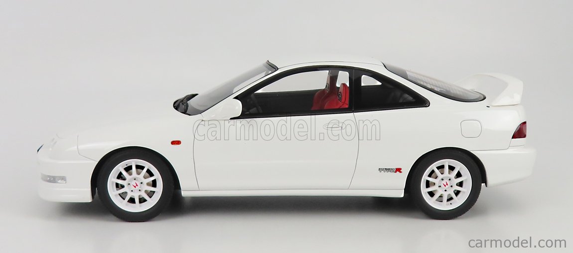 OTTO-MOBILE OT974 Scala 1/18 | HONDA INTEGRA DC2 EURO SPEC 1997 CHAMPIONSHIP WHITE