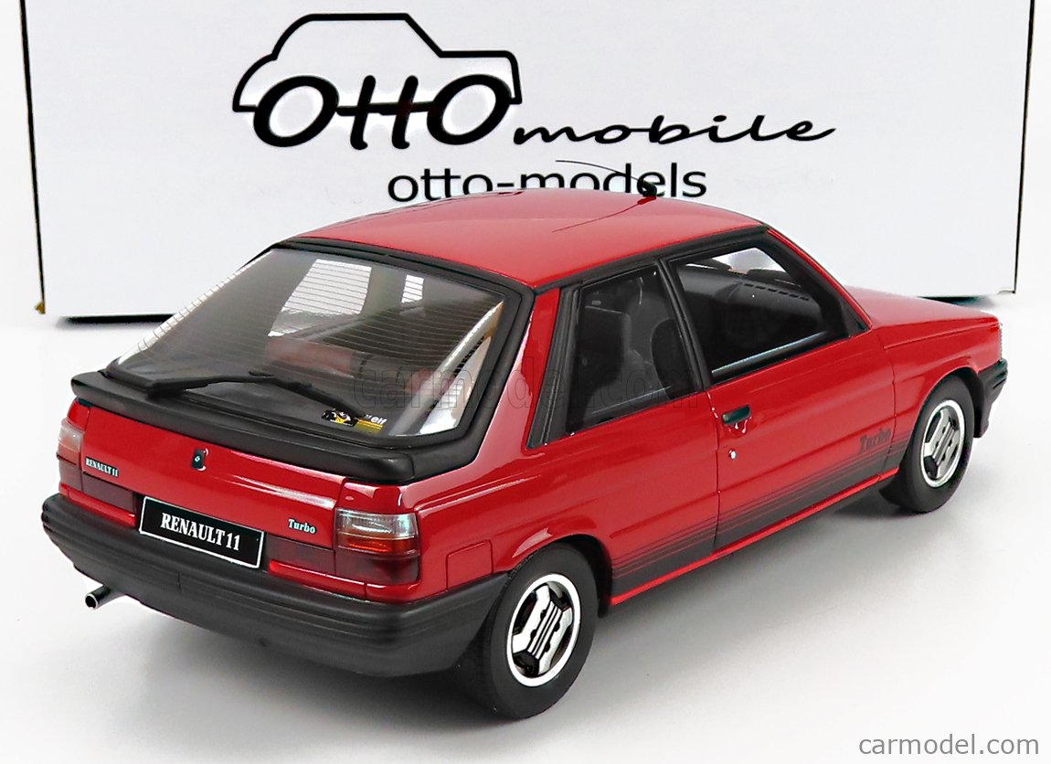 OTTO-MOBILE OT963 Scale 1/18 | RENAULT R11 TURBO 1985 RED 705