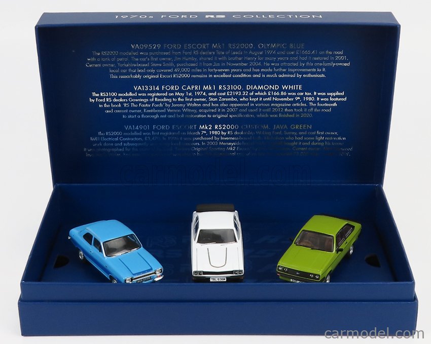 CORGI RS00002 Scale 1/43 | FORD ENGLAND COFFRET BOX SET 3X 1970s FORD ...